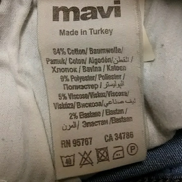 Mavi | Jeans | Angie By Mavi Jeans Mid Rise Slim Straight Sz 27 | Poshmark